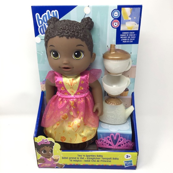 Hasbro | Toys | Baby Alive Tea N Sparkles Baby And Changing Tea Party ...